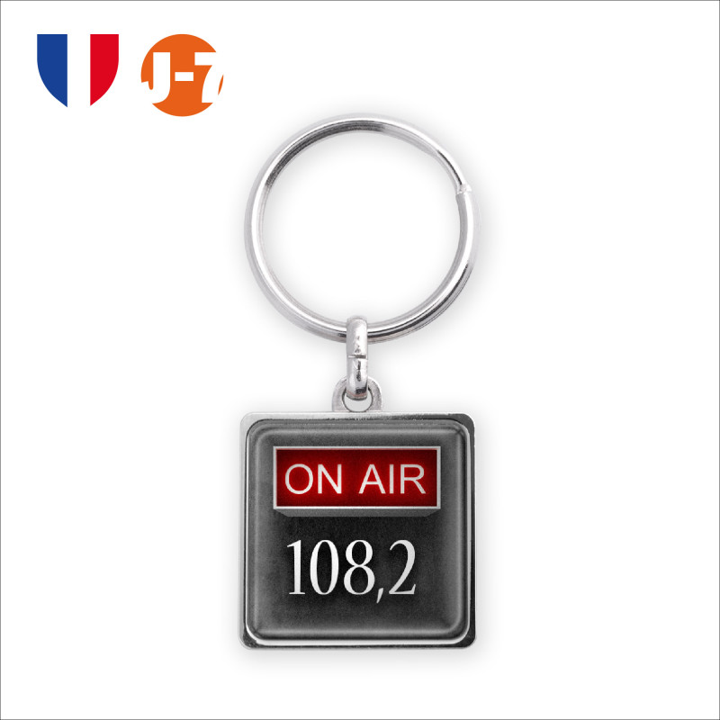 PORTE-CLÉS ZAMAC FORME CARRÉE PORTE-CLÉS ZAMAC FORME CARRÉE
