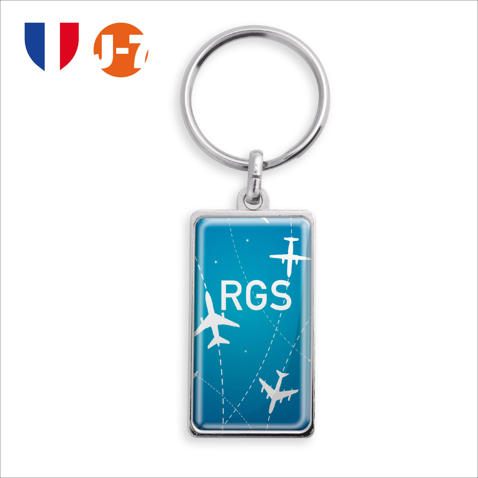 PORTE-CLÉS ZAMAC FORME RECTANGLE PORTE-CLÉS ZAMAC FORME RECTANGLE