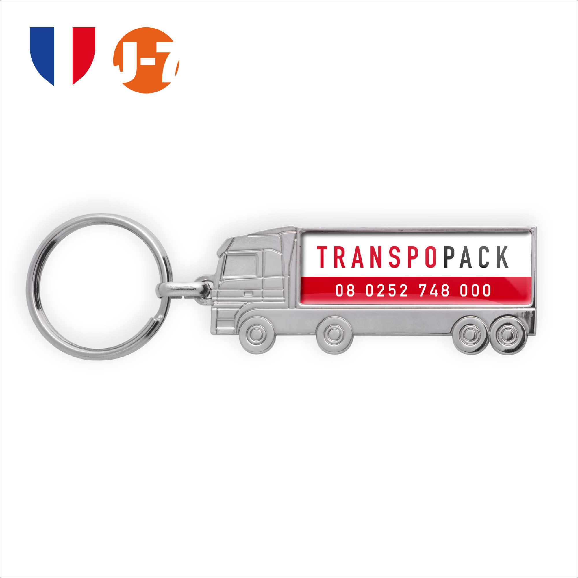 PORTE-CLÉS ZAMAC FORME CAMION PORTE-CLÉS ZAMAC FORME CAMION