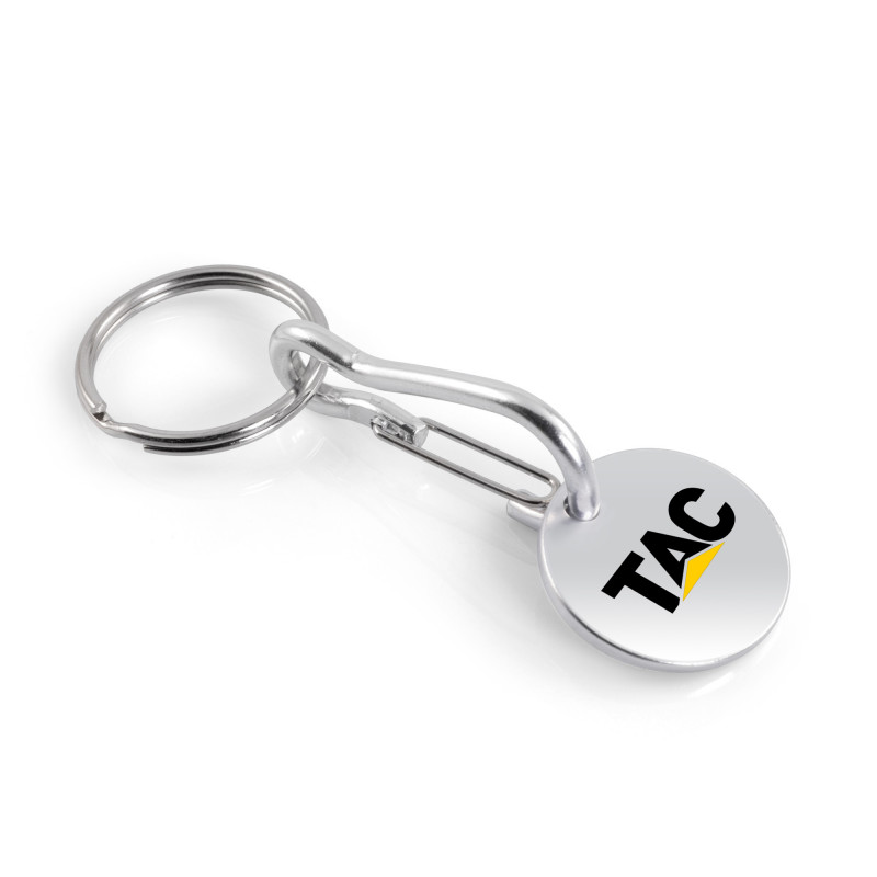ALUMINIUM TOKEN KEY RING AT2